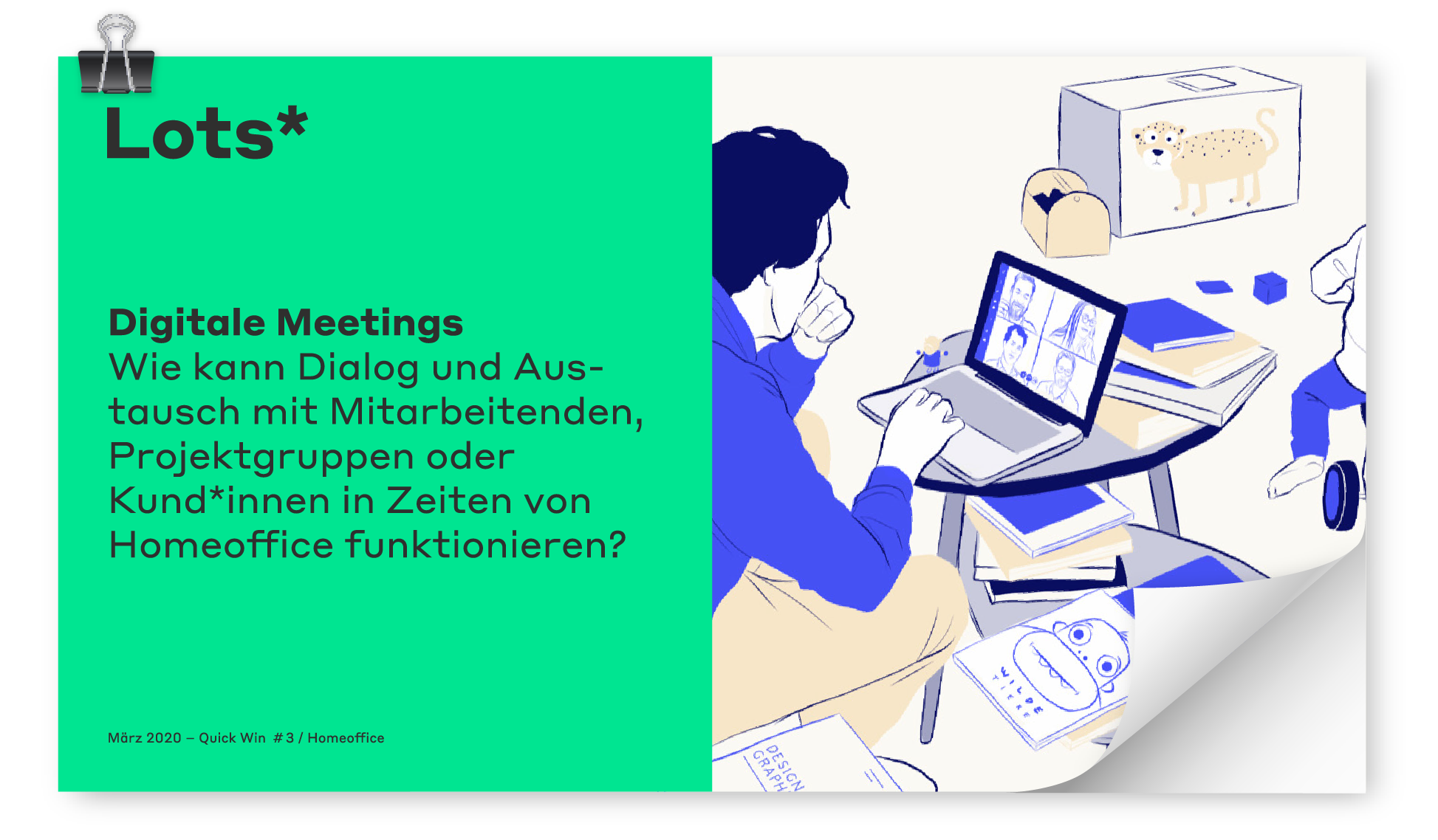 Dialog und Austausch in digitalen Meetings - Leitfaden I Lots*